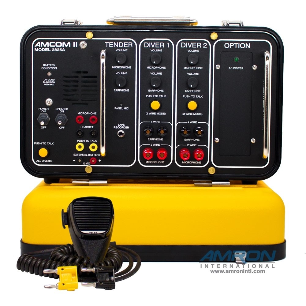 AMCOM II 2825A-11 Two-Diver Rechargeable Portable Communicator with ...